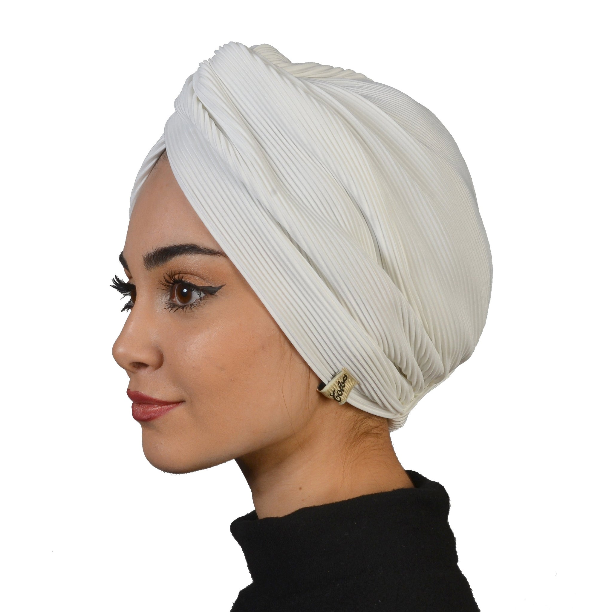 İncİ Beyazı Bone - Beyaz Renk - Burgulu - BitterColors